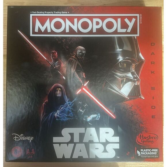 Disney | Games | Monopoly Disney Star Wars Dark Side Edition Board Game ...